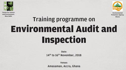 Training programme on Environmental Audit and Inspection