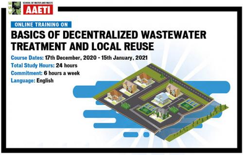 Online Training on Basics of Decentralized Wastewater Treatment and ...