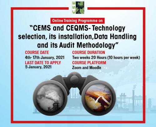 Online Training Programme on CEMS and CEQMS- Technology selection, its ...