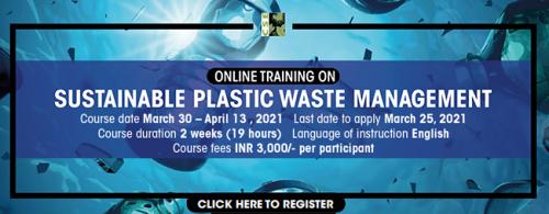 Online Training on Sustainable Plastic Waste Management