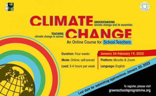 Online Course for Teachers on Climate Change