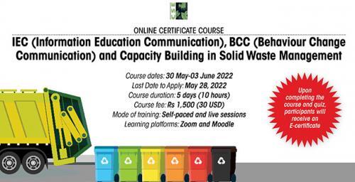 Online Certificate Course: IEC (Information Education Communication ...