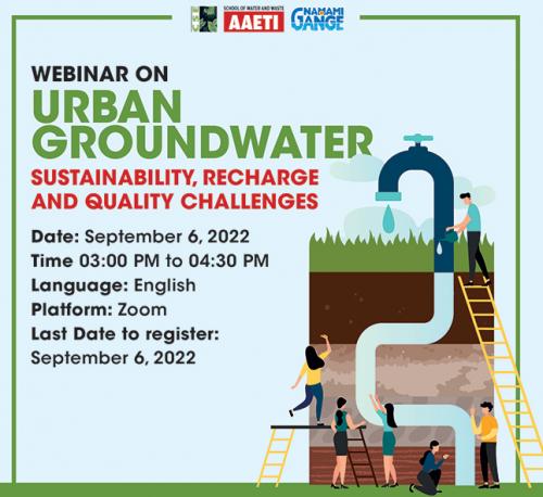 Webinar on Urban Groundwater : ‘Sustainability, Recharge and Quality ...