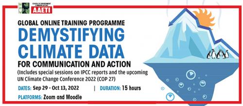Global Online Training Programme Demystifying Climate Data for ...