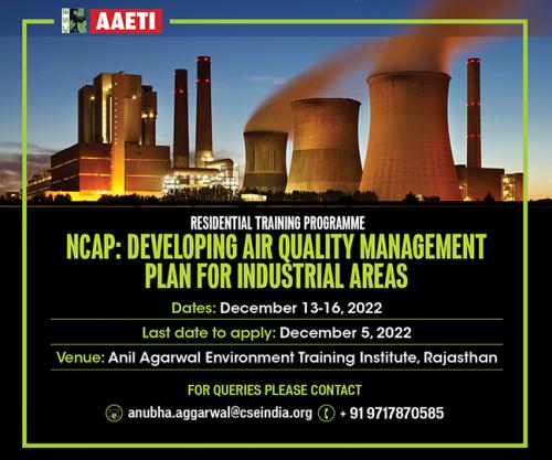 Residential Training Programme NCAP: Developing air quality management ...