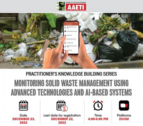Monitoring Solid Waste Management Using Advanced Technologies and AI ...