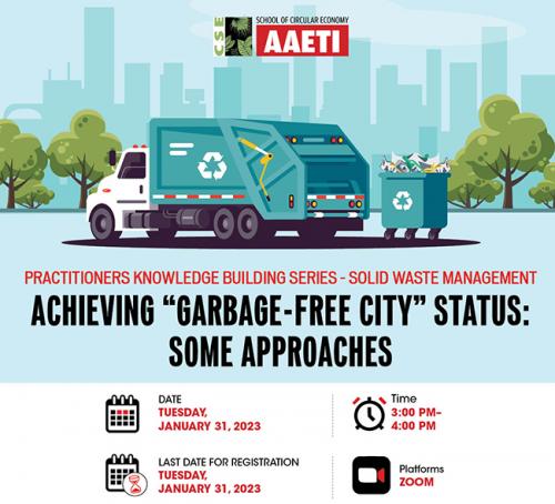 Master Class for Practitioner's Knowledge Building on Garbage Free Cities