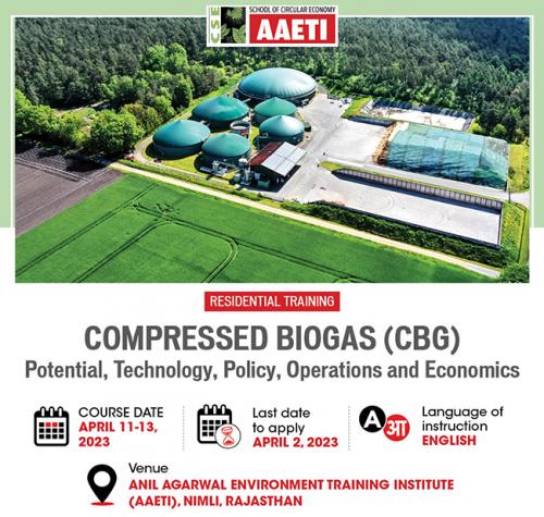 Residential Training on Compressed Biogas (CBG): Potential, Technology ...