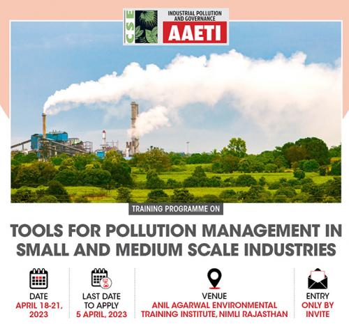 Training programme on Tools for Pollution Management in small and ...