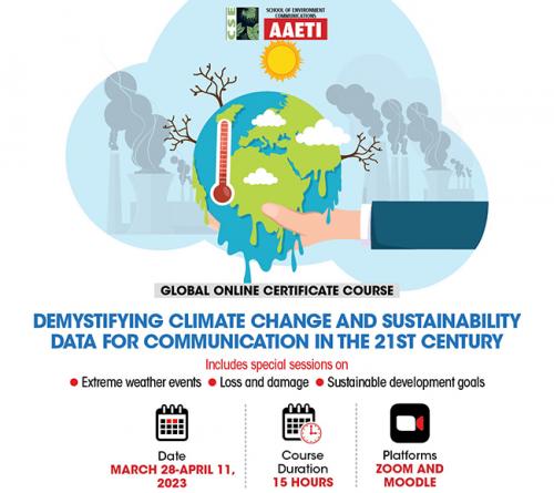 Global Online Certificate Course: Demystifying Climate Change and ...