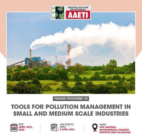 Training programme on Tools for Pollution Management in small and ...