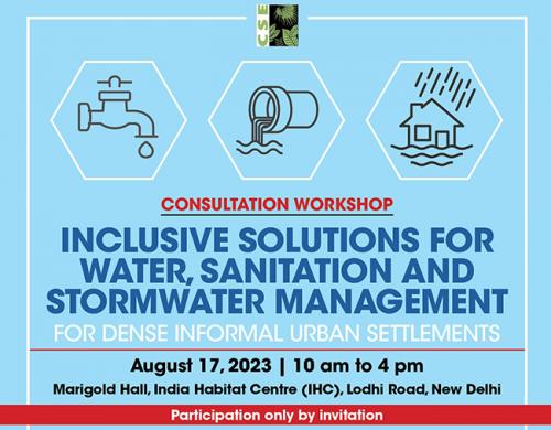 Consultation Workshop on Inclusive solutions for water, sanitation and ...