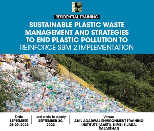 Residential Training Sustainable Plastic Waste Management and ...