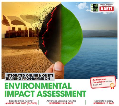 Integrated Online and Onsite Training Programme on Environmental Impact ...