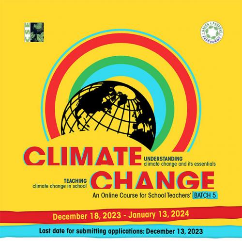 Online Course for Teachers on Climate Change, Batch 5