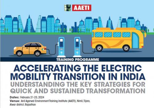 Training Programme: Accelerating the electric mobility transition in ...