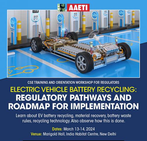 EV Battery Recycling: Regulatory pathways and roadmap for ...