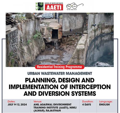 Residential Training Programme on Planning, Design and Implementation ...