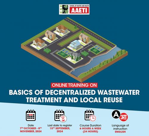 Online Training on Basics of Decentralized Wastewater Treatment and ...