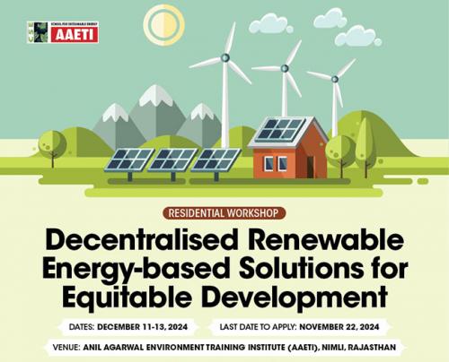 Residential Workshop: Decentralised Renewable Energy-based Solutions ...
