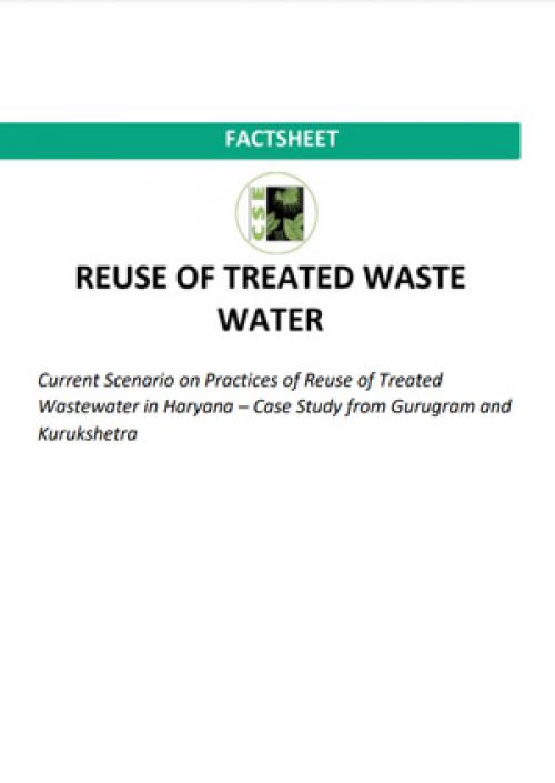 Reuse of Treated Waste Water
