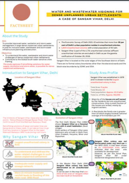 Water and Wastewater Visioning for Dense Unplanned Urban Settlements: A ...